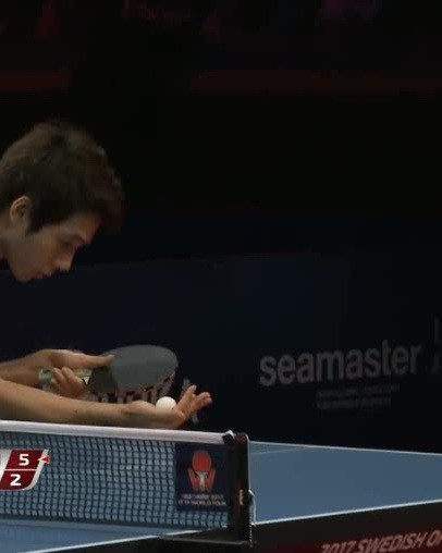 乒乓球精彩瞬间:樊振东许昕联手太无敌