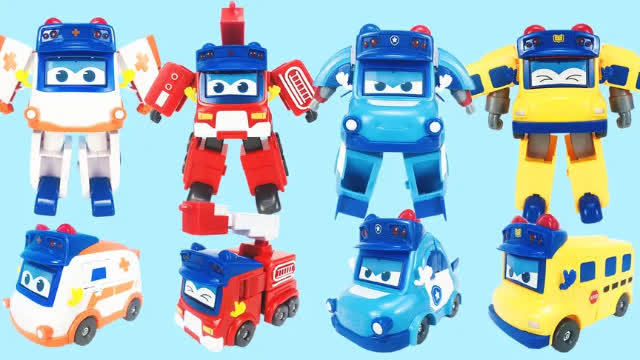 百变校巴变脸变形系列玩具