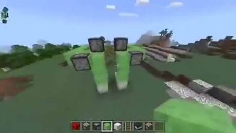 我的世界:怎样做红石机甲?简单红石机甲教程!