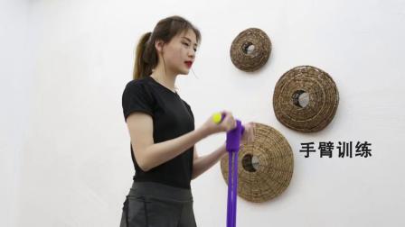 君晓天云多功能男女健身拉力绳脚踏弹力绳腿部拉力器仰卧起坐家用...