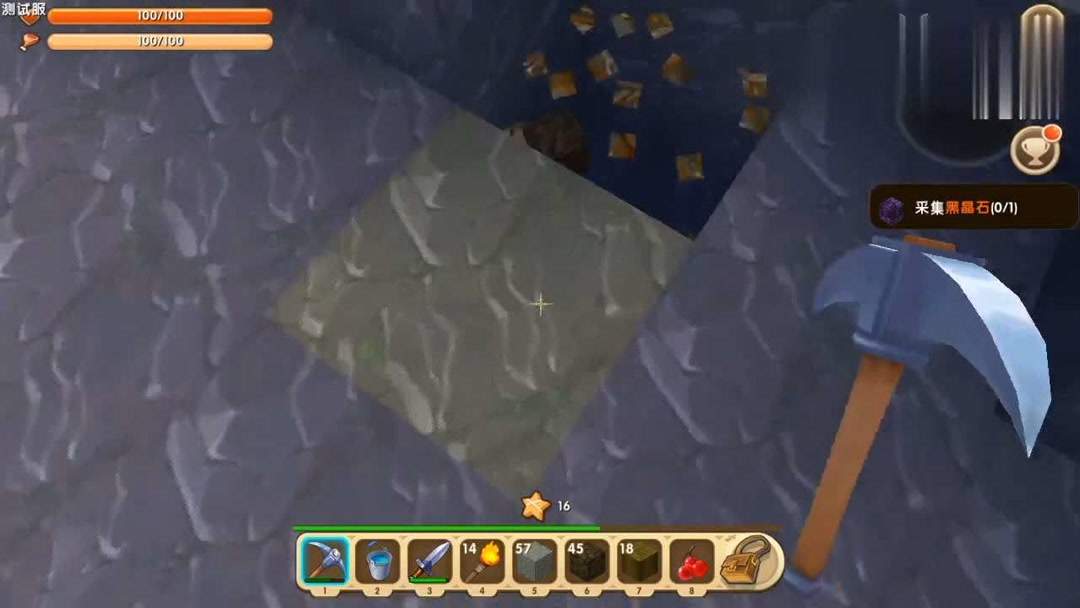 迷你世界测试服现在14层也能挖到钻石你知道吗?