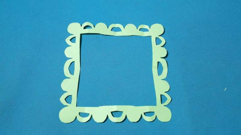 剪纸小课堂:圆角几何画框,儿童喜欢的手工DIY,动手又动脑