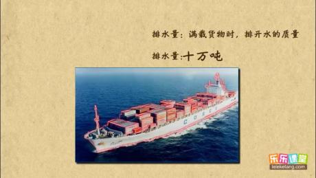 浮力的应用之轮船问题-乐乐课堂