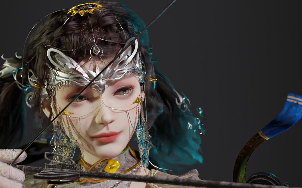 【Blender】教你如何做美型脸,美宣角色概念设计案例制作 【技巧解析】