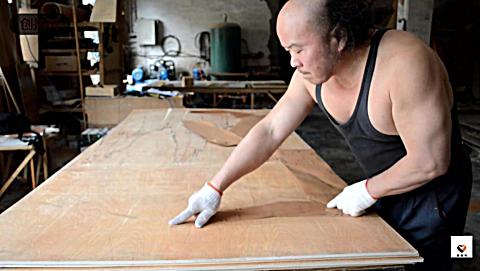 (1)布艺沙发木架、沙发架子制作、木工老李师傅定木架