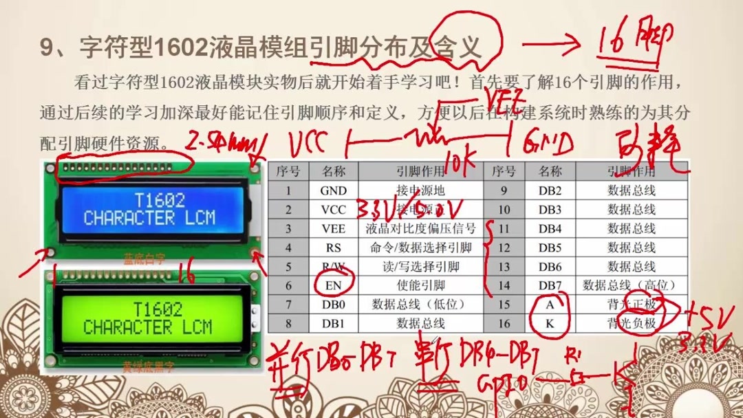【第12讲】思修电子STM8视频教程-初探字符型1602液晶