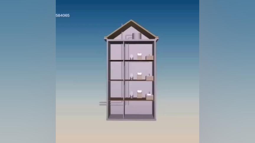 家装管道系统示意图