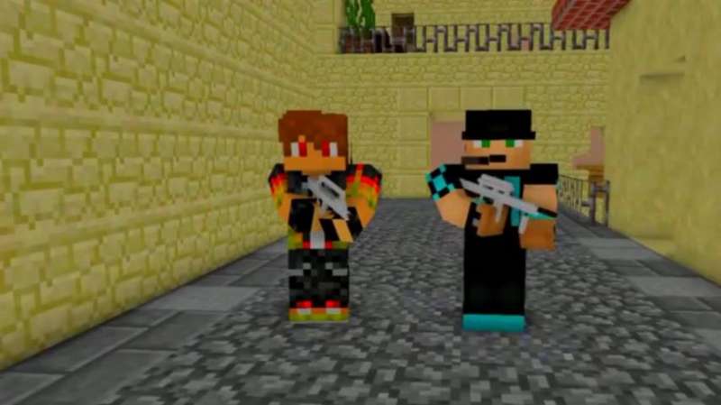 我的世界:him带领怪物学院向玩家发起CS挑战,结局让人意外