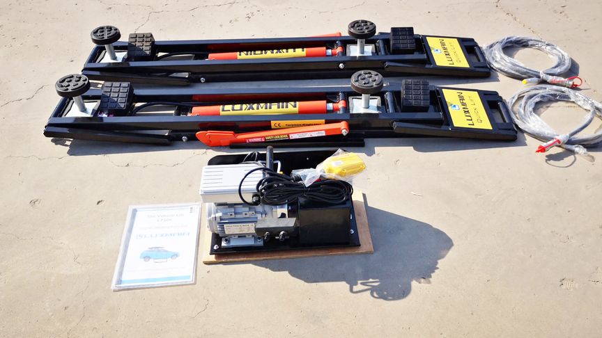 汽修神器——璐斯曼便携式举升机使用说明视频