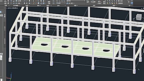 三维工厂 Plant 3d 2017 结构之钢平台的绘制