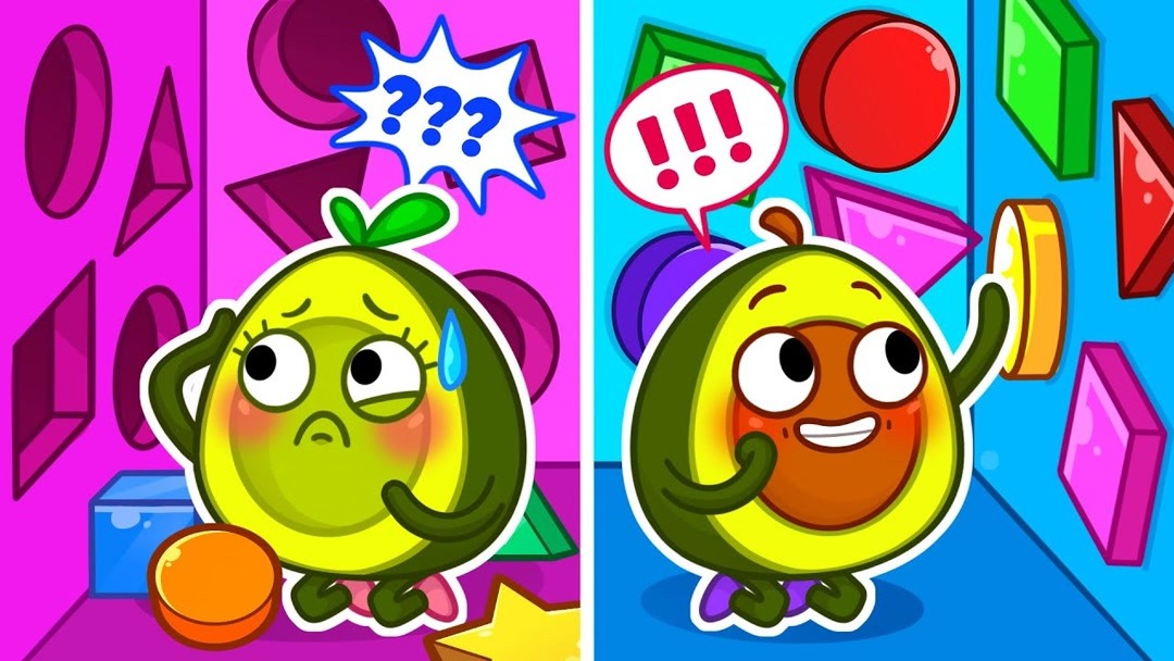 儿童益智动画:生活中有许多形状组成的物品,认真观察就会发现!