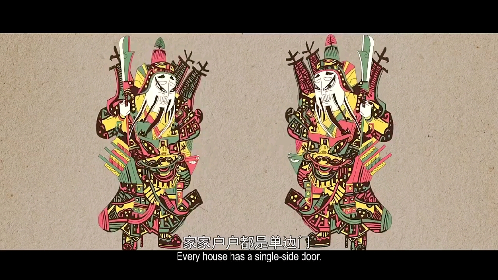 栩栩如生!这个木版年画的门神活了