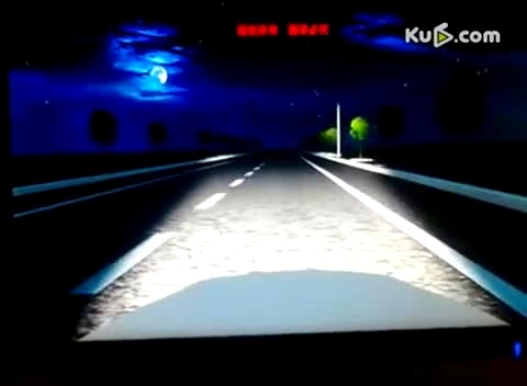 淄博科目三灯光模拟考试全过程