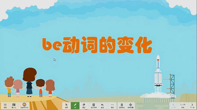 用be动词的变化形式am, is或are填空