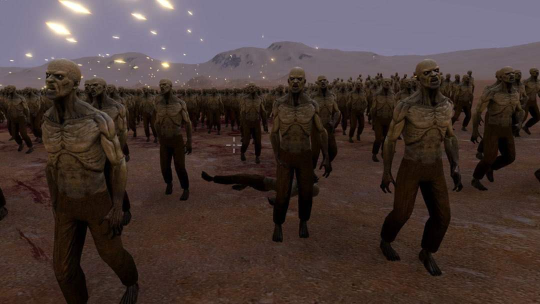 史诗战争模拟器-步兵能不能守住僵尸的进攻呢