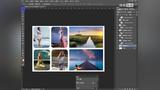 69.Adobe Photoshop CC教程ps相片的多张排版讲解ps海报制作排版...