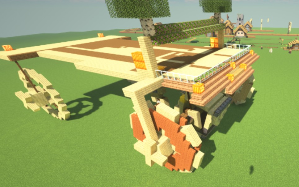 物理引擎+红石=差速转向房车