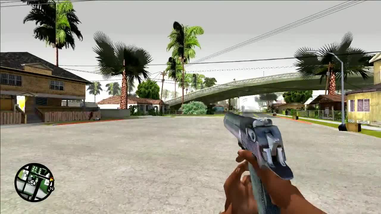 GTASA - 所有的武器在第一人称展示