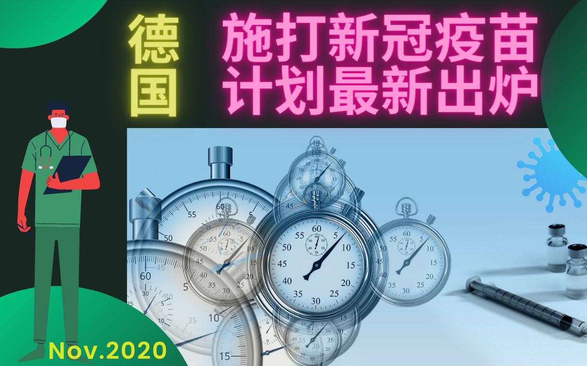 新冠疫苗研发最新进展 I德国施打疫苗计划出台 I政府解决七大问题