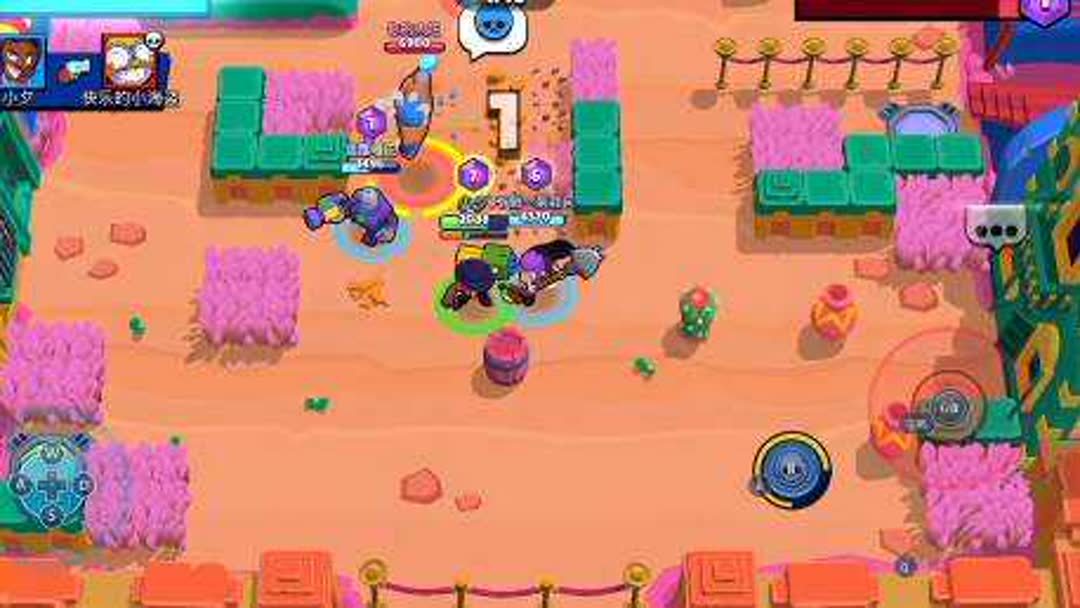 荒野乱斗:宝石被敌人抢走的时候好慌啊,幸好最后被我们拿回来了