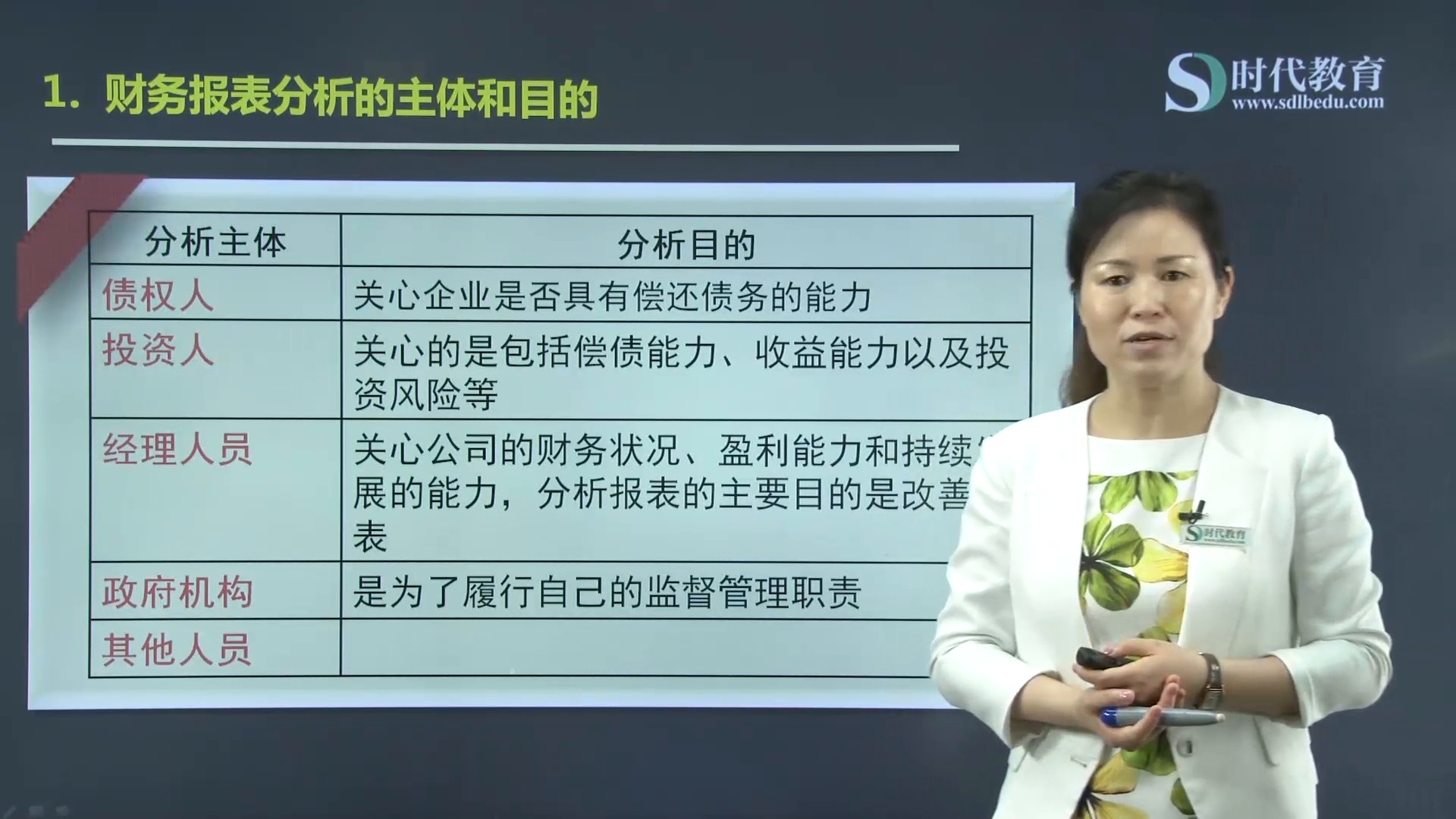 2020湖南/湖北农信社考试会计专业知识高频考点:财务报表分析