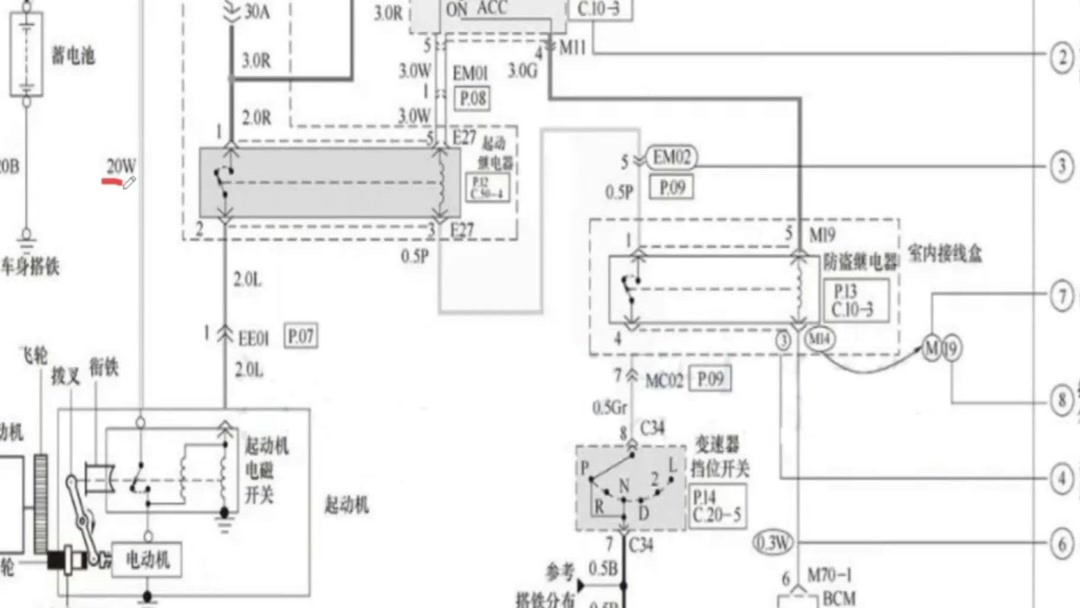 重卡商用车全车电器欧五欧六尾气后处理电路图分析讲解