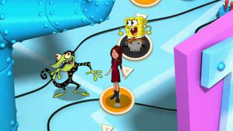 海绵宝宝系列游戏视频 海绵宝宝3D版大富翁游戏