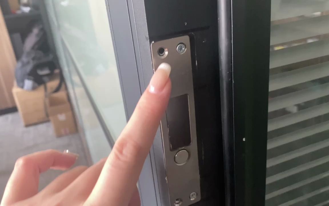 crmcr卡唛智能玻璃门锁【单门安装】