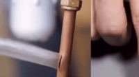 水管漏了只是防水胶带随便一缠? 看水电老师傅怎么做! 是这样!