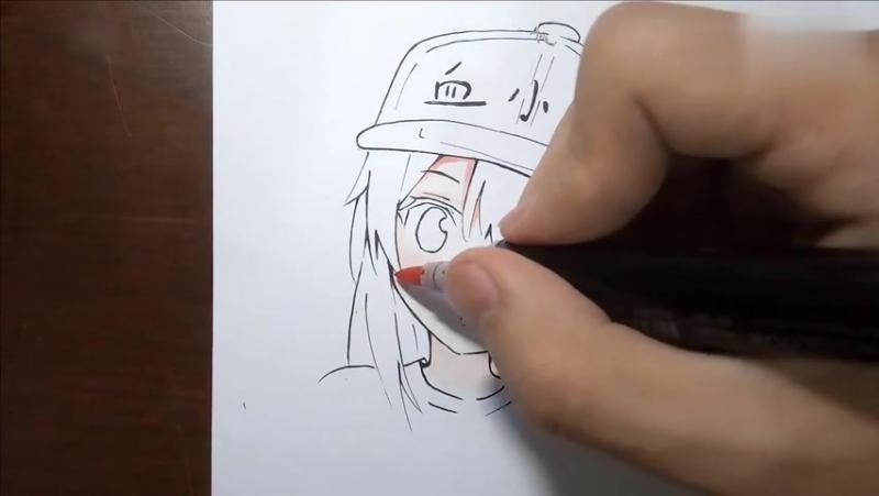 「非常简单的马克笔肤色」新手也能画出可爱的小姐姐了