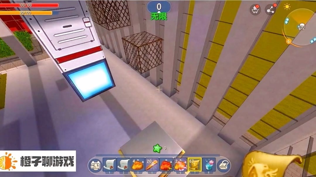 迷你世界:原来跳过去要开门 开门大吉