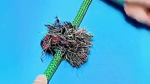 绳子还可以这样扣,我觉得手艺人都该学一下,肯定会有用得上的那天!