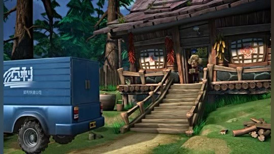 光头强大量砍伐树木