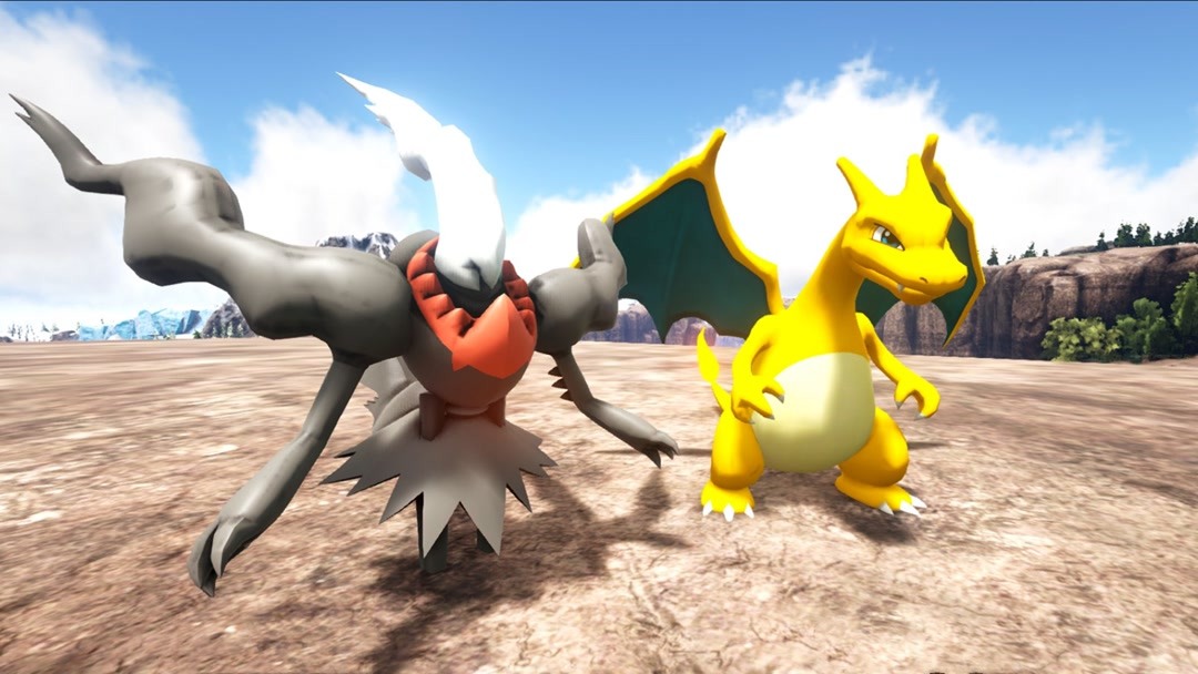 方舟生存进化:精灵宝可梦 30 达克莱伊 带多米参观半仙家