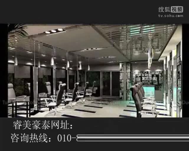 北京美发店装修设计,美发店装修效果图欣赏