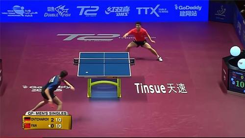 WTT官方回顾樊振东残暴一击 一拍下去直接将球打成两半