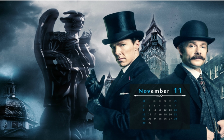 【SHERLOCK】PS教程—2016圣诞特辑壁纸