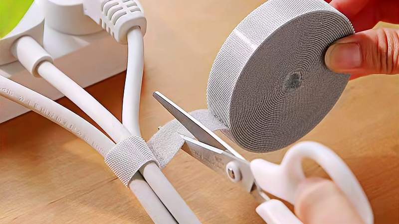 数据线收纳电线魔术贴扎带缠绕线理线器粘扣束线理线带 5米