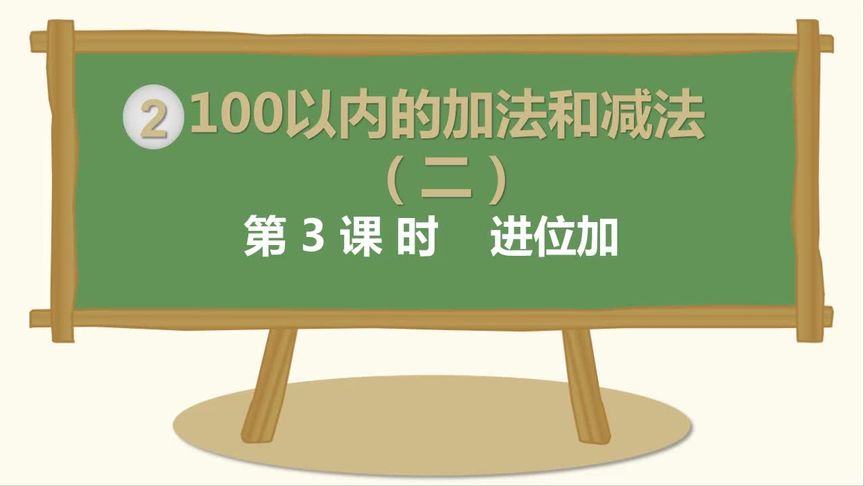 部编版二年级上册数学第二单元第2课时进位加同步ppt课件
