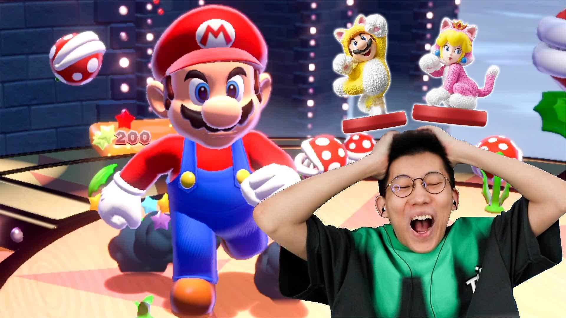 再次巨人化!使用猫猫amiibo,超级马里奥3D世界 #7