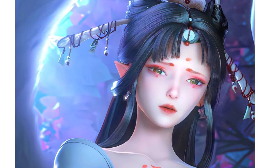 【zbrush教程】建模大师教你如何用zbrush雕刻动漫老婆,zbrush次世代...