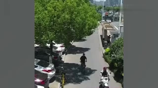 男子骑电动车逆行撞车打人后逃逸,还辩解:老人想讹钱我被气跑