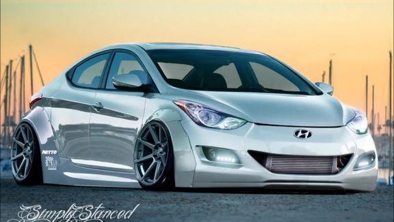 宽体低趴 现代朗动改装设计效果图