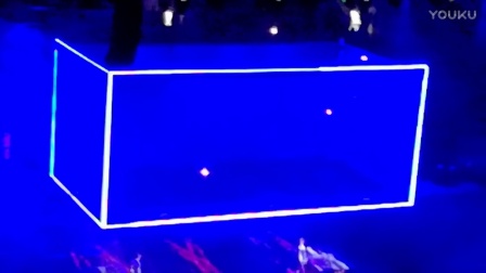 最强地表十二人开幕式纱幕落下过程