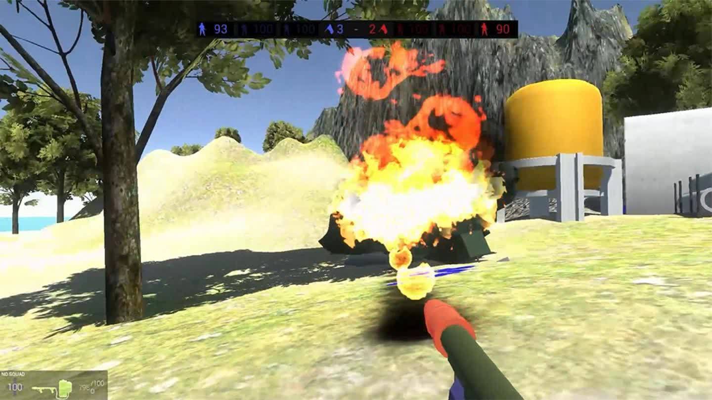 战地模拟器:荣获喷火装备,射程还挺远!