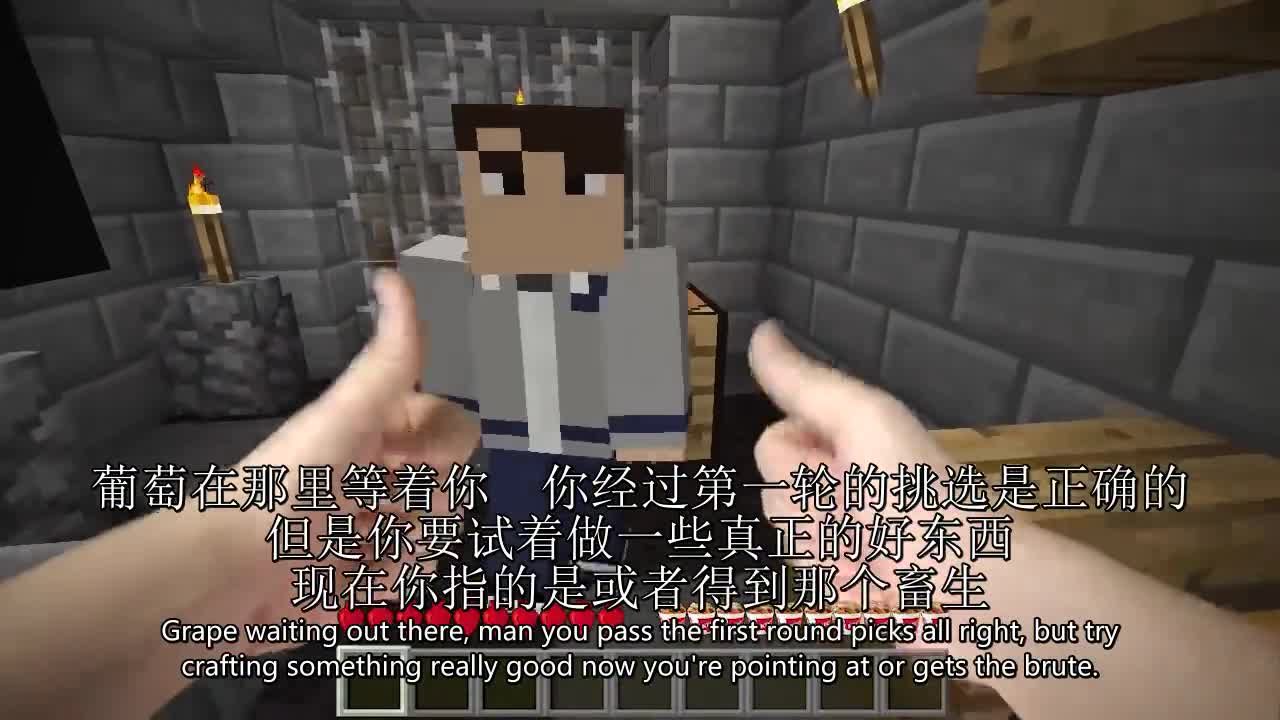 【我的世界】真人我的世界 游戏VS现实 中文字幕 第八期