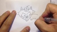 儿童简笔画.羊的画法