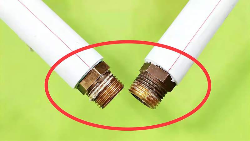 没有热熔器怎么熔接PPR水管?教你做个双向螺纹接头,轻松拧一起