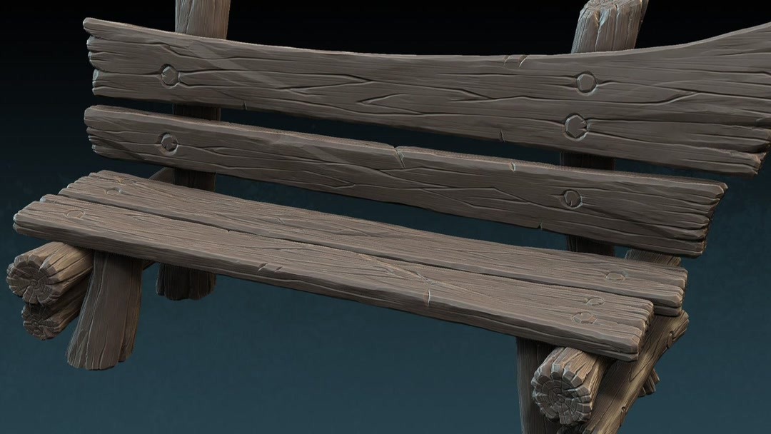zbrush教程 次世代木头材质在3D建模中怎么展现