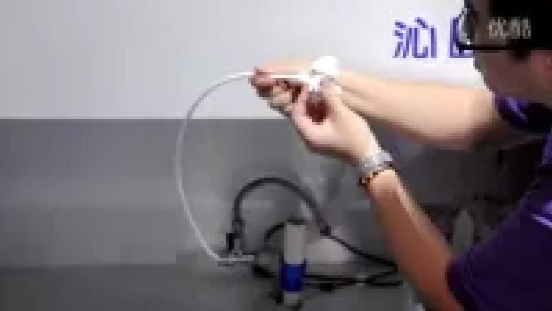 沁园前置过滤器净水伴侣安装视频讲解